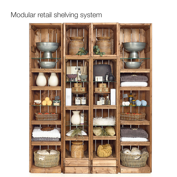 Linkshelving | Rustic Display Equipment
